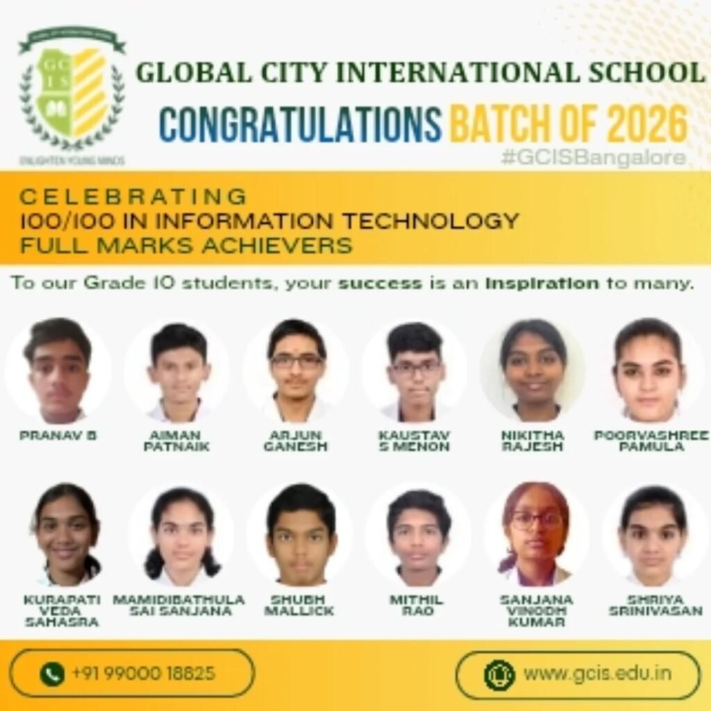 Global City International School, Bangalore: Cambridge and Central ...
